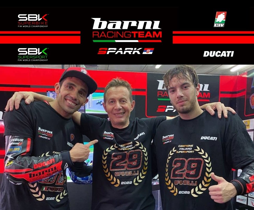 CIV – Barni Racing: Doppietta – Pirro campione in Superbike, Spinelli ...
